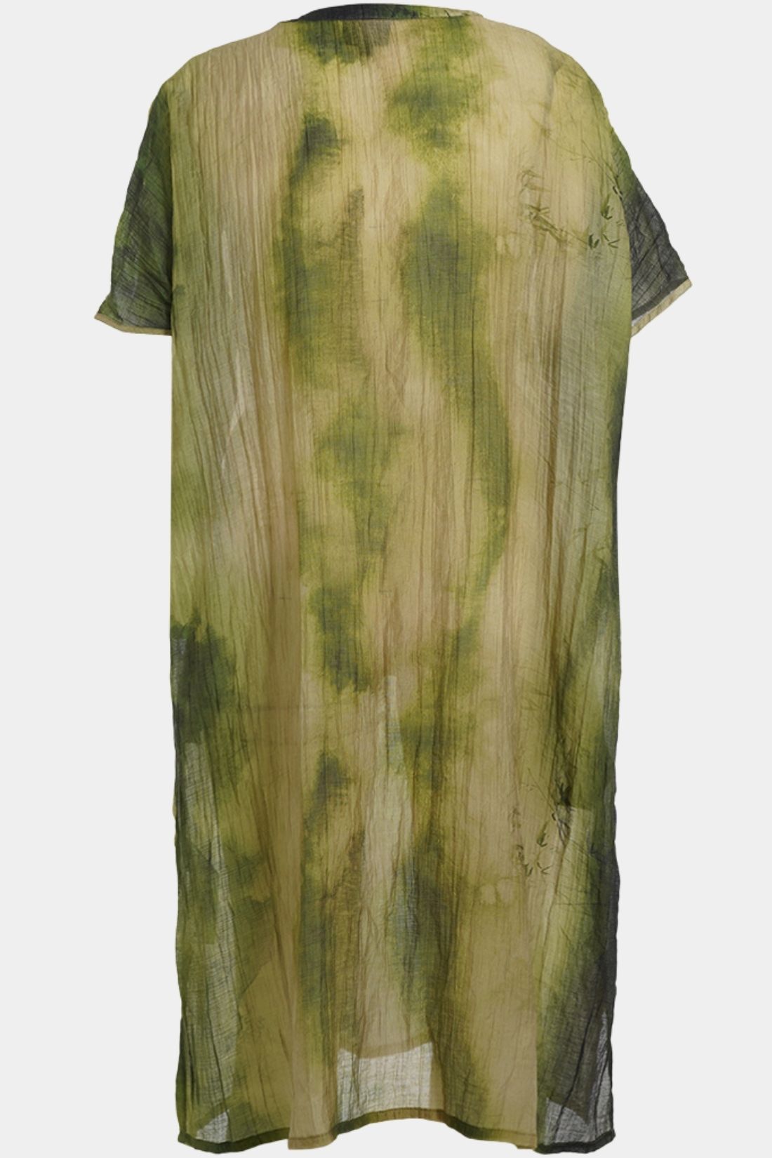 Ulla kjole fra Studio i smuk grøn print – Happy Eve