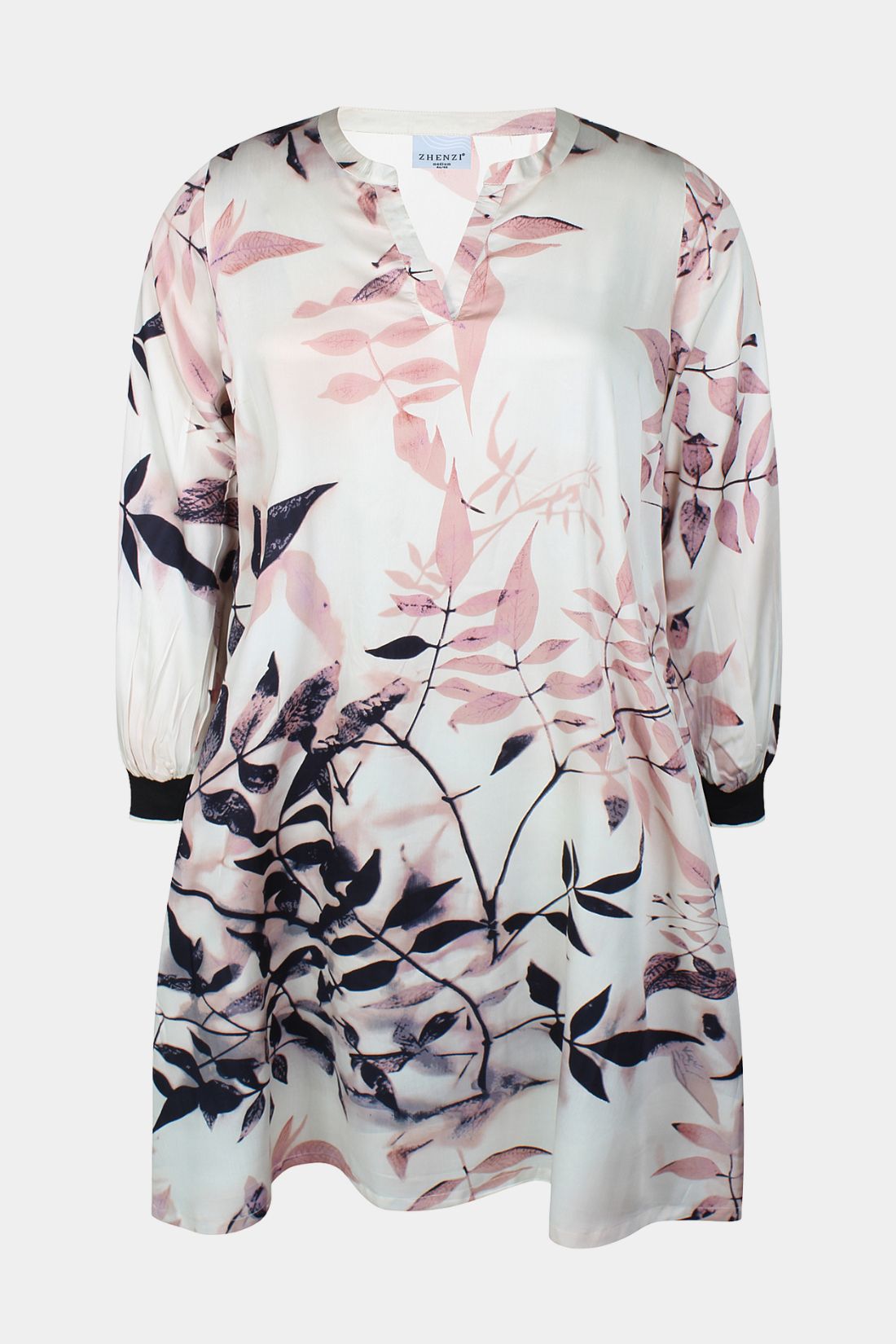 ANGEL kjole fra Zhenzi med botanisk print – Happy Eve